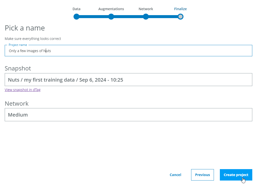How to start a training - dStudio Tutorial